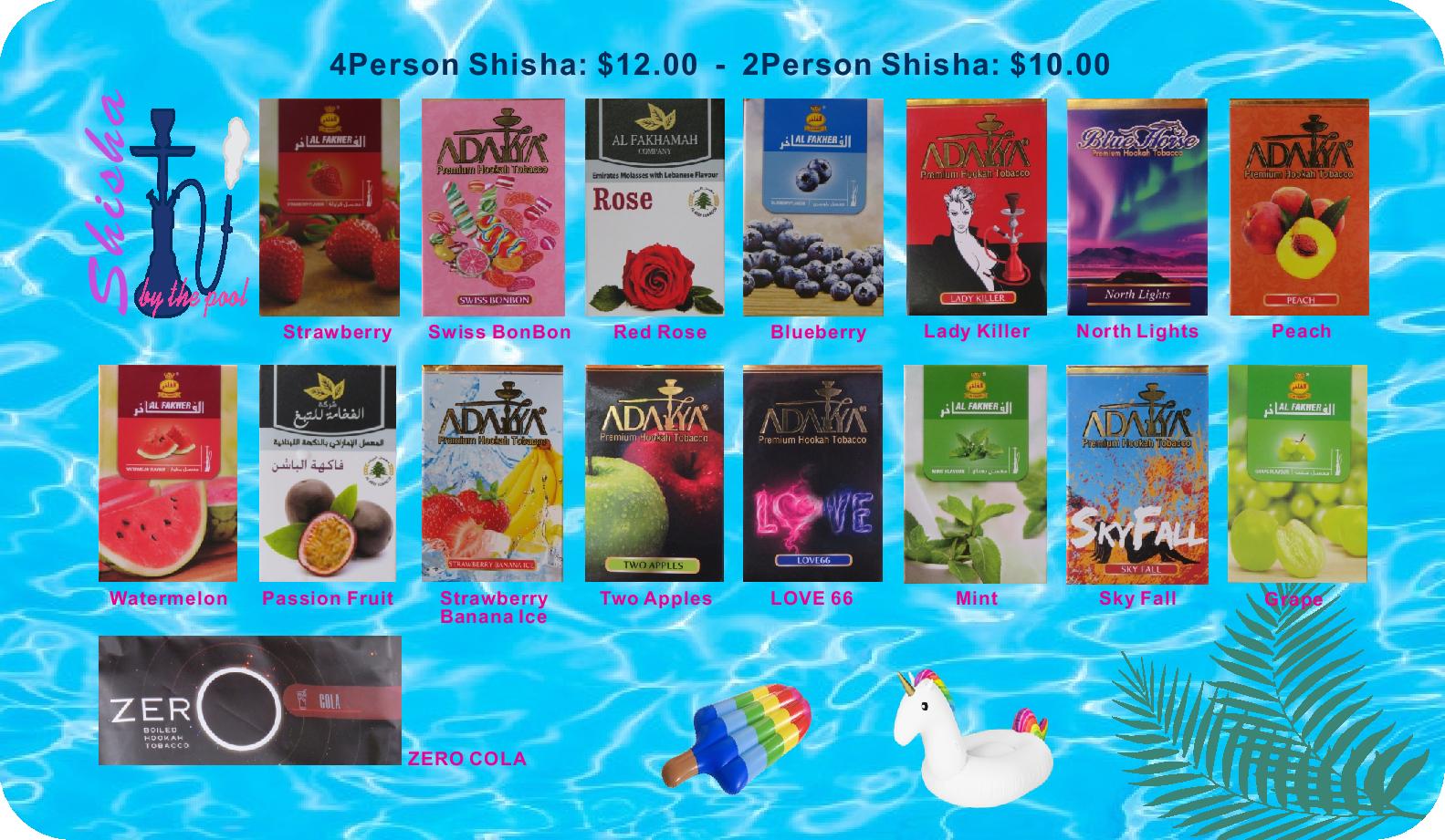 Pool Menu | ruparmandalar.com